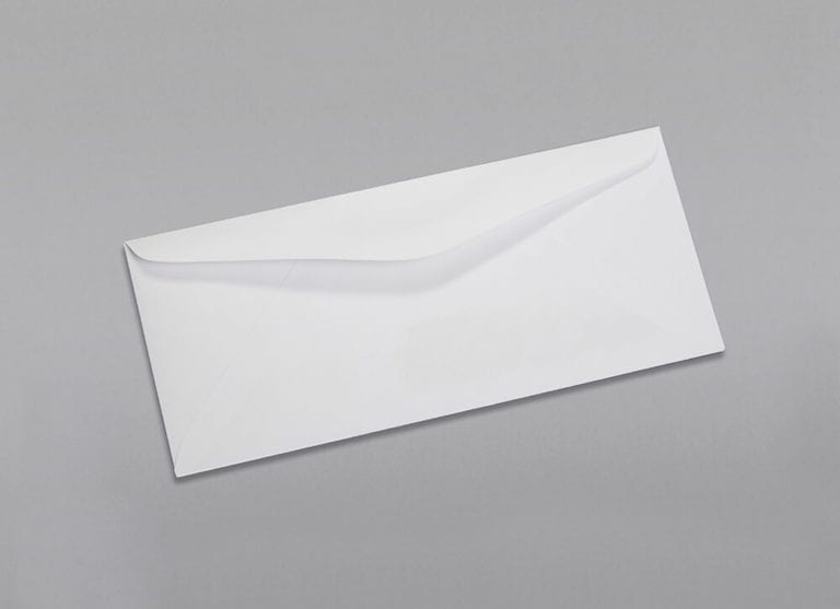 Custom Printed #10 Window Envelopes with Gum Adhesive