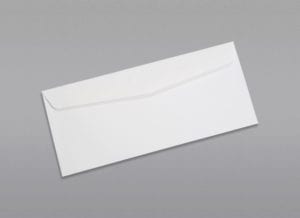 Custom Printed #10 Regular Side Seam Envelopes with Gum Adhesive