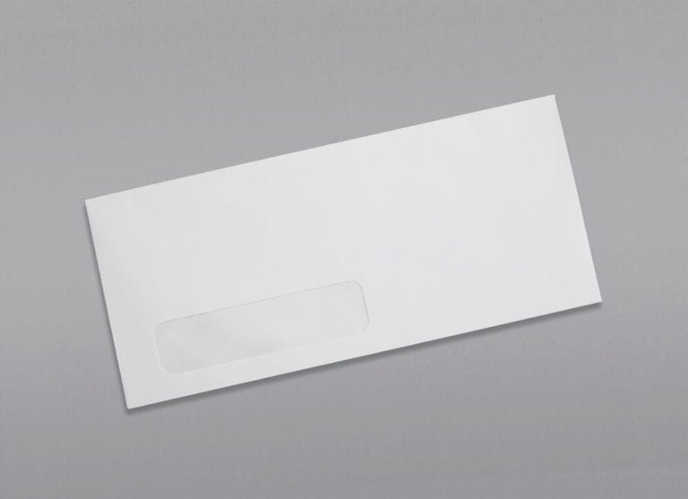 Custom Printed #11 Window Envelopes with Gum Adhesive