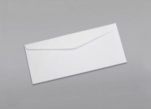 Custom Printed #9 Regular Envelopes with Gum Adhesive