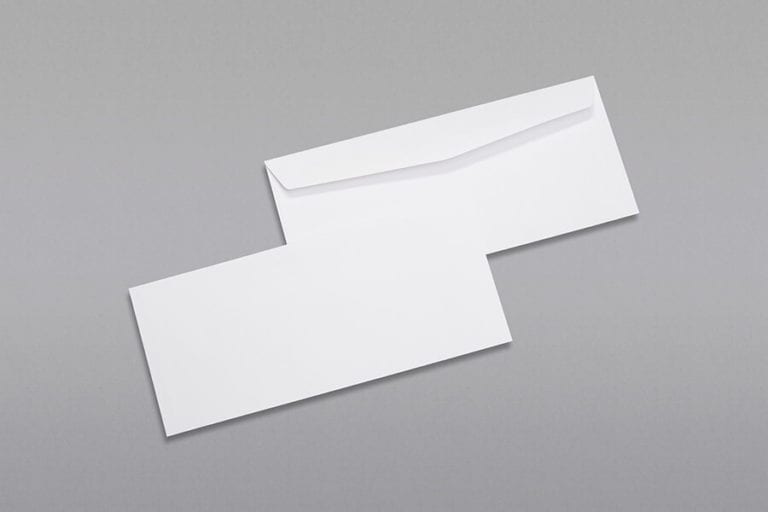 Custom Printed #9 Regular Side Seam Envelopes with Gum Adhesive