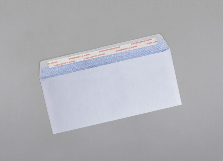 Custom #10 Security Tinted (Blue) Envelopes with Peel & Stick Adhesive