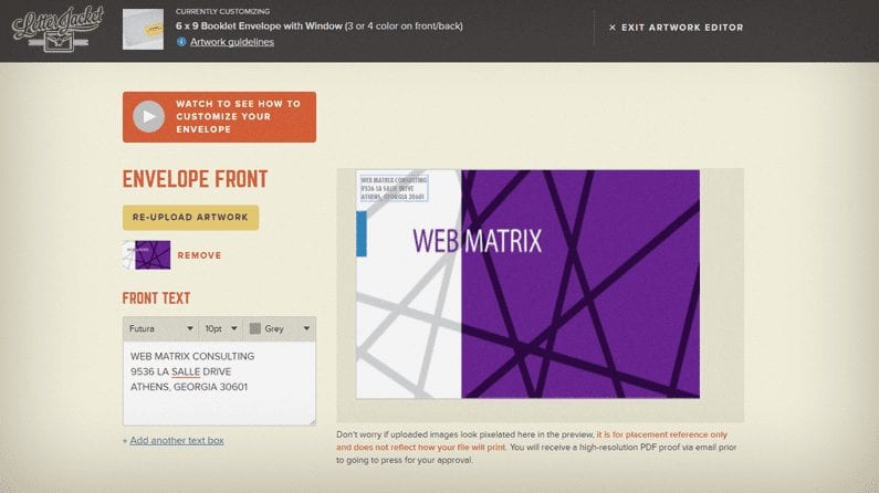 Letter Jacket’s Innovative Envelope Art Uploader | Letter Jacket Envelopes